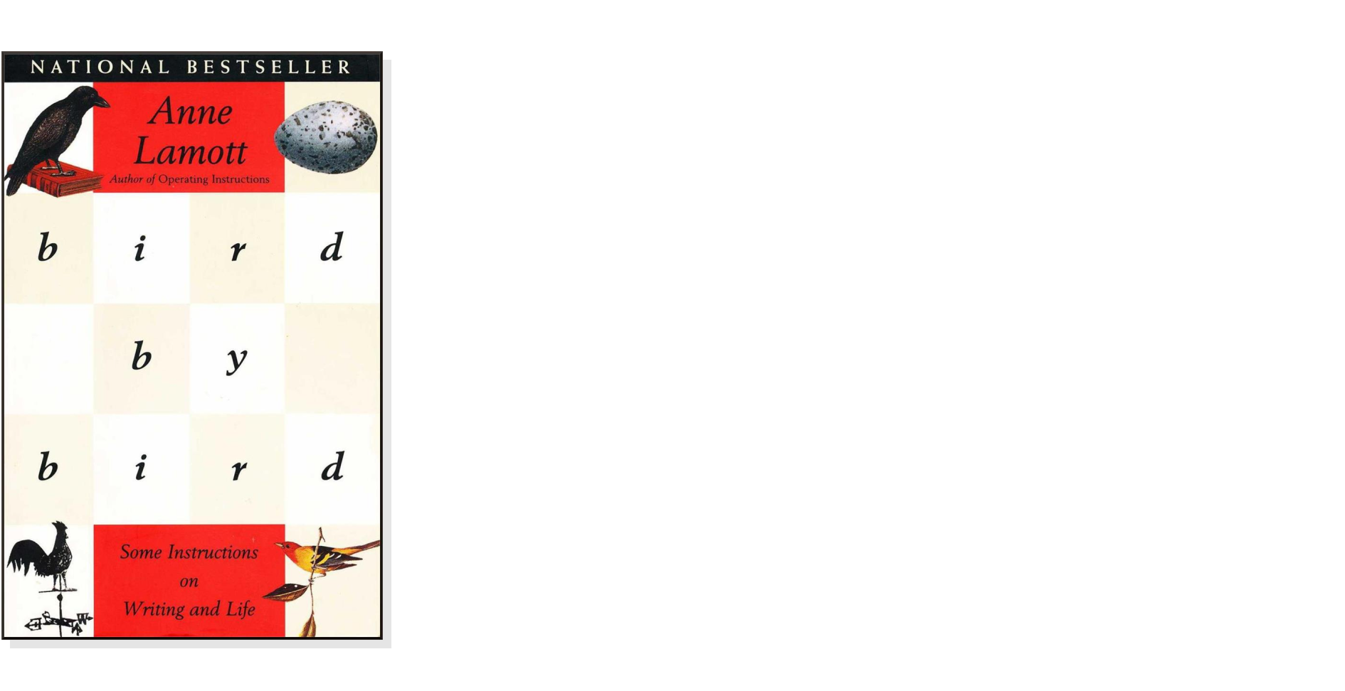 Anne Lamott – Bird by Bird: Some Instructions on Writing and Life (1994)